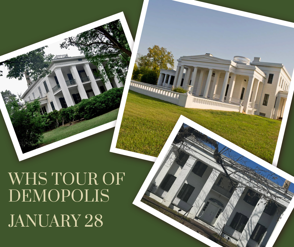 Wilcox Historical Society Day Trip to Demopolis! – Wilcox Historical ...